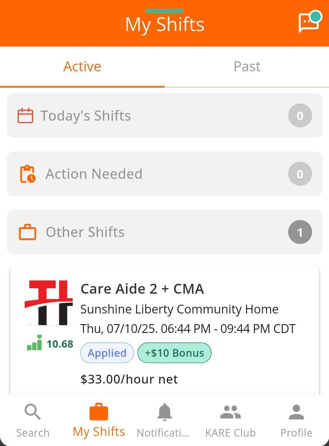 Applying to Shifts - KARE